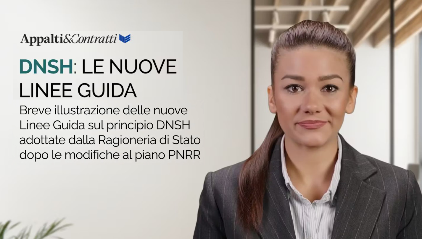DNSH: le nuove linee guida | Appalti e Contratti